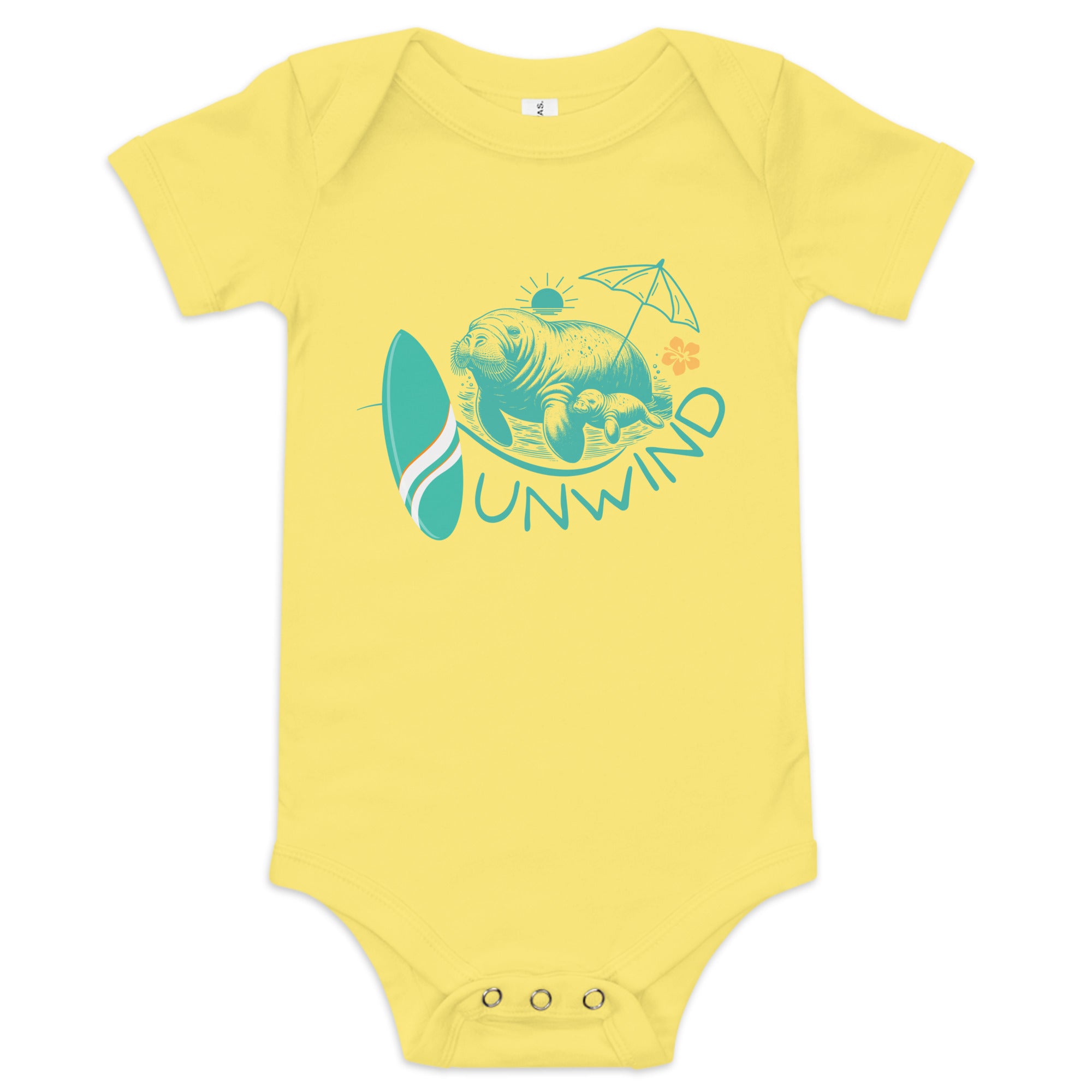 Unwind Beach Manatee One Piece | Baby